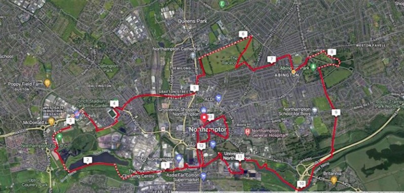 The Amazing Northampton Run - Sunday 13th Sep 2026 | 13milers.com